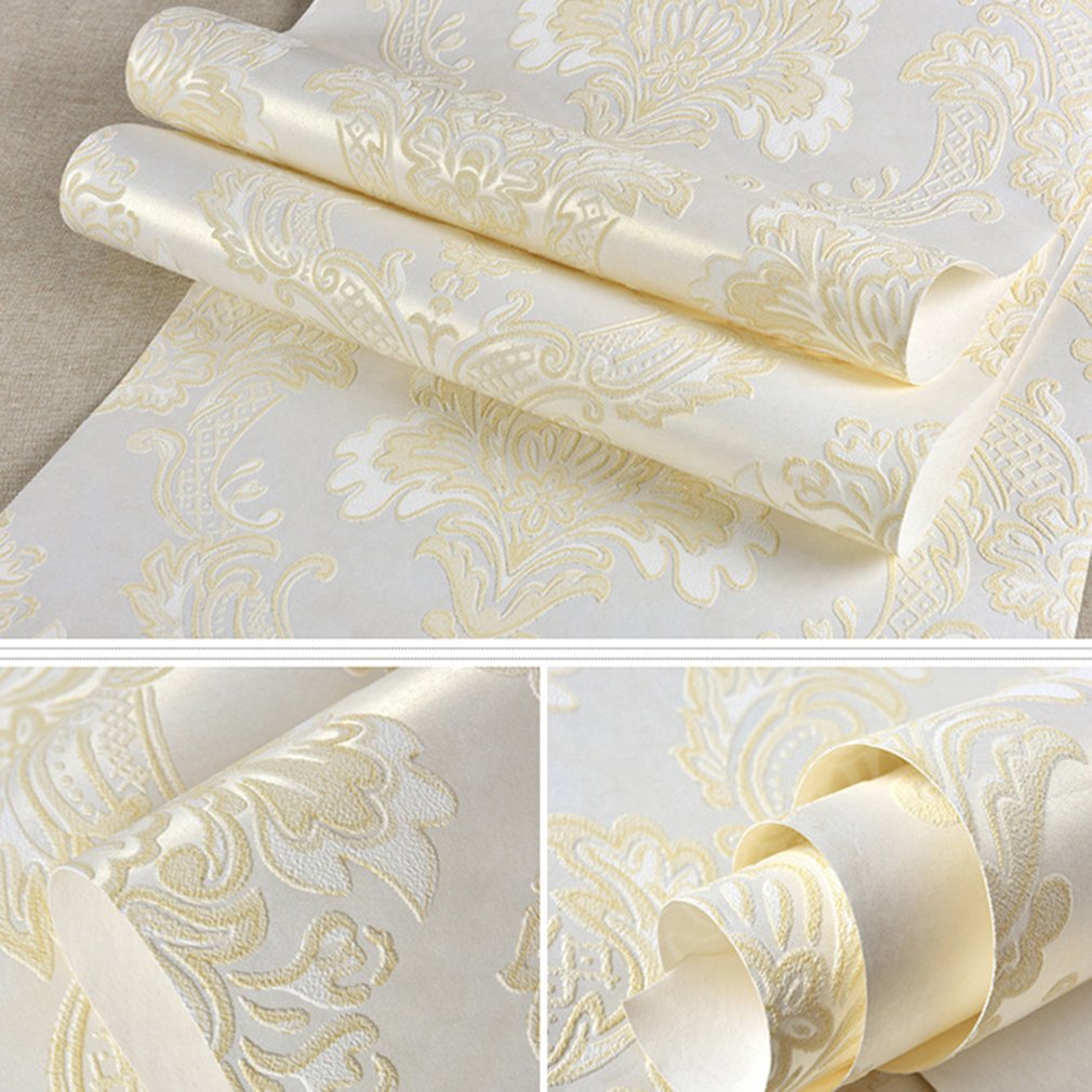 European Style Non-woven Wallpaper Three-dimension... – Grandado