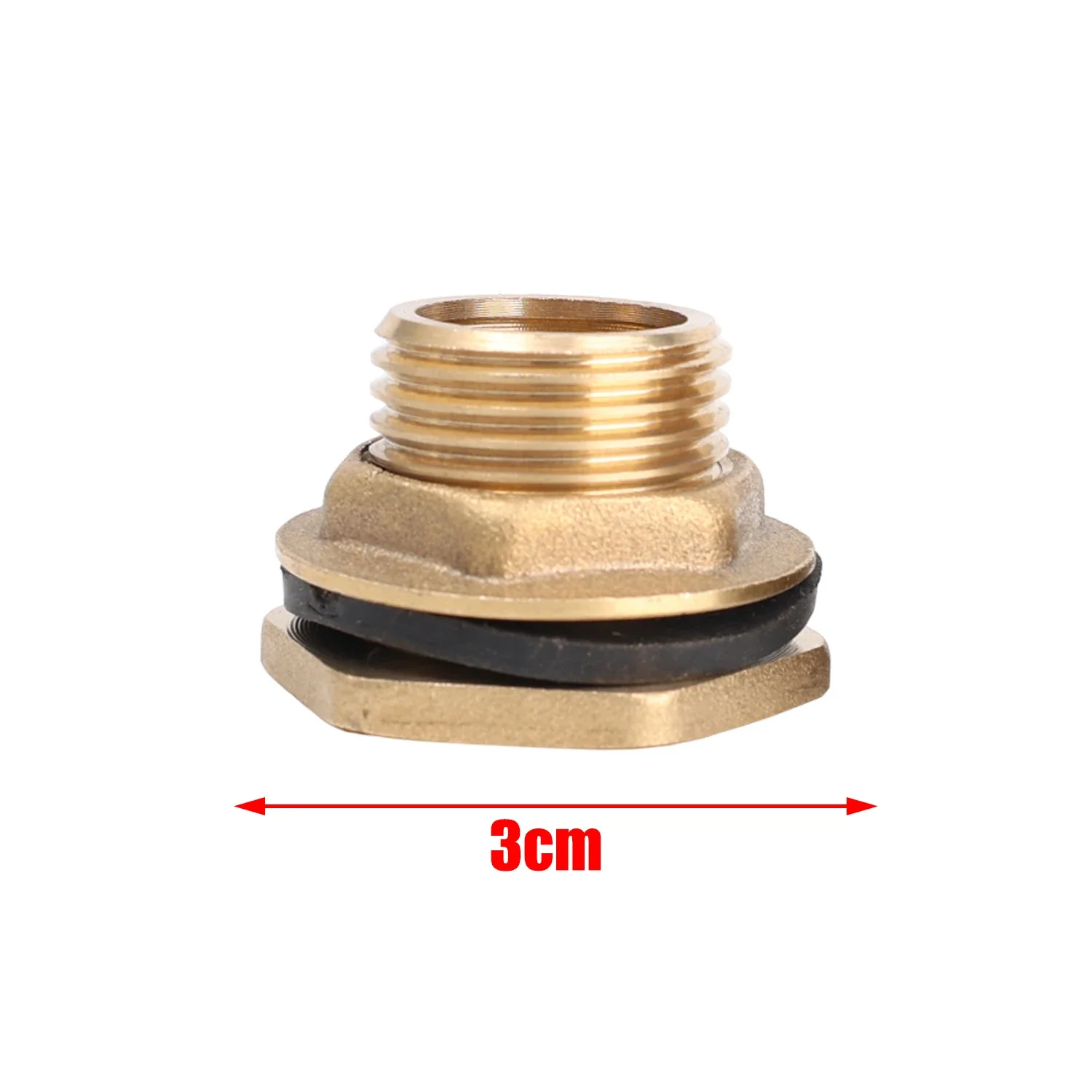 6-1PCS Water Butt Tap Connector Threaded Brass Buc... – Vicedeal