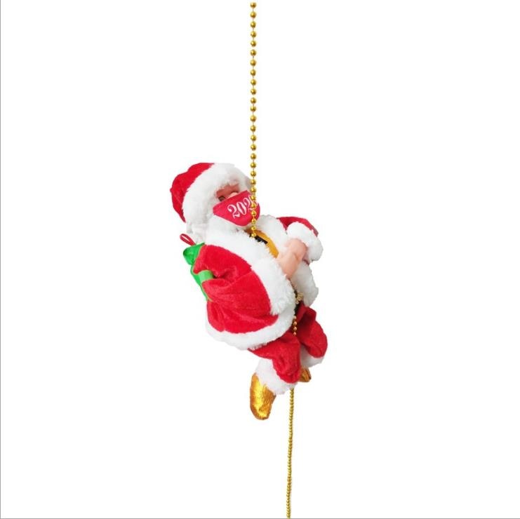 Christmas Decorations Electric Santa Claus with Cl... – Grandado