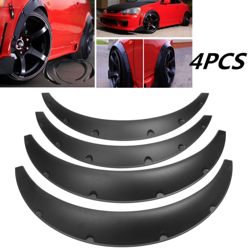 4PCS Universal Car Fender Flares Flexible Yet Dura... – Grandado