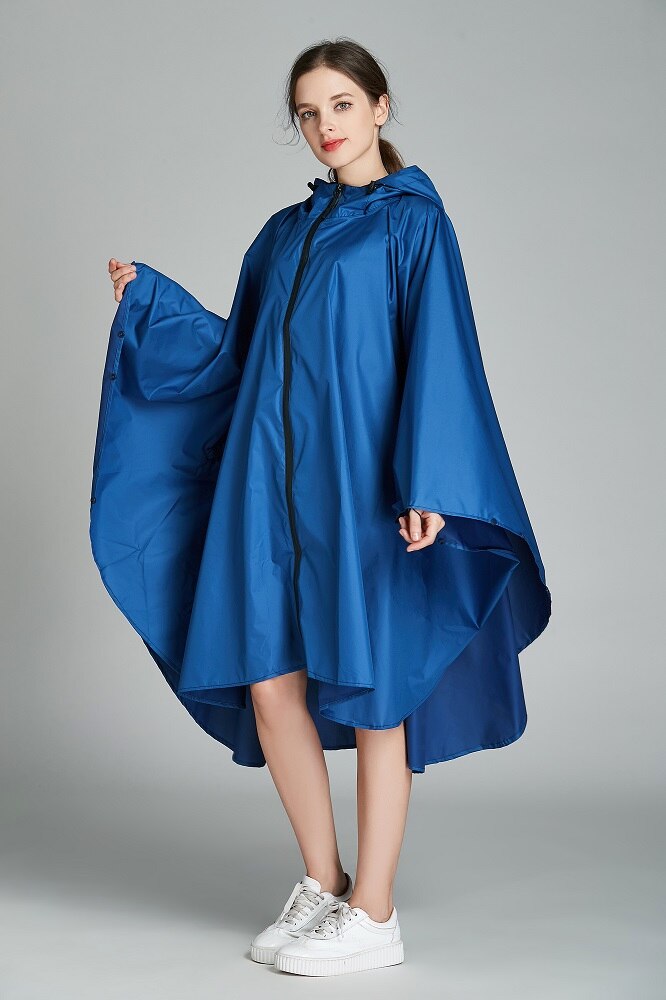 Nordic geometric style stylish cloak raincoat larg... – Grandado
