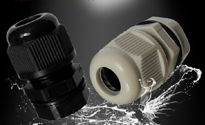 M8 Nylon Cable Gland fixed cable Connector PA66 Bl... – Grandado