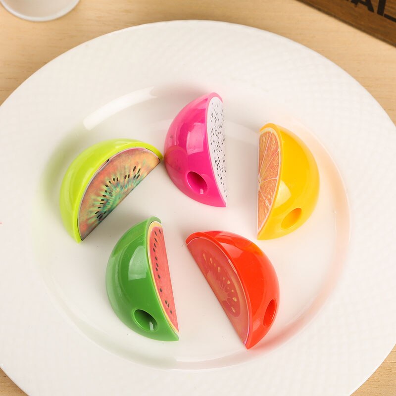 3pcs/lot cute acrylic lovely fruit pencil sharpene... – Grandado