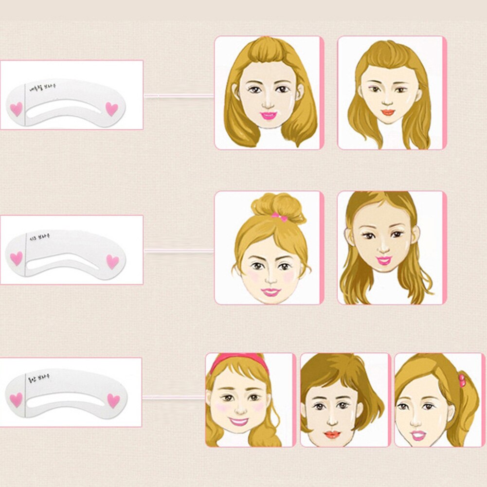 3 Stks/set Gids Template Make Up Tools Beginner Pr... – Vicedeal