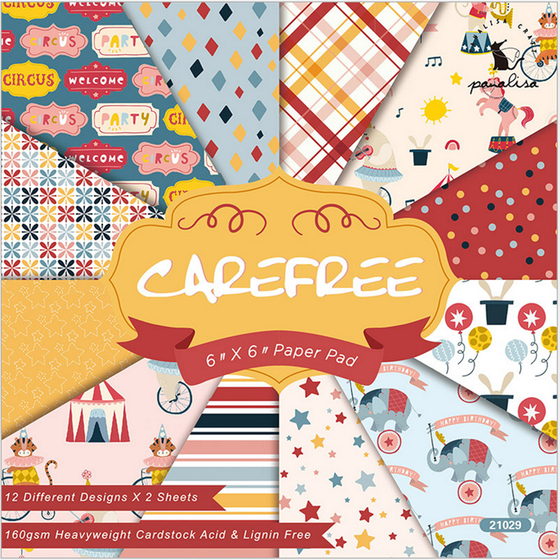 24 Shee6 Inch Scrapbook Paper Pack DIY Card Making... – Grandado