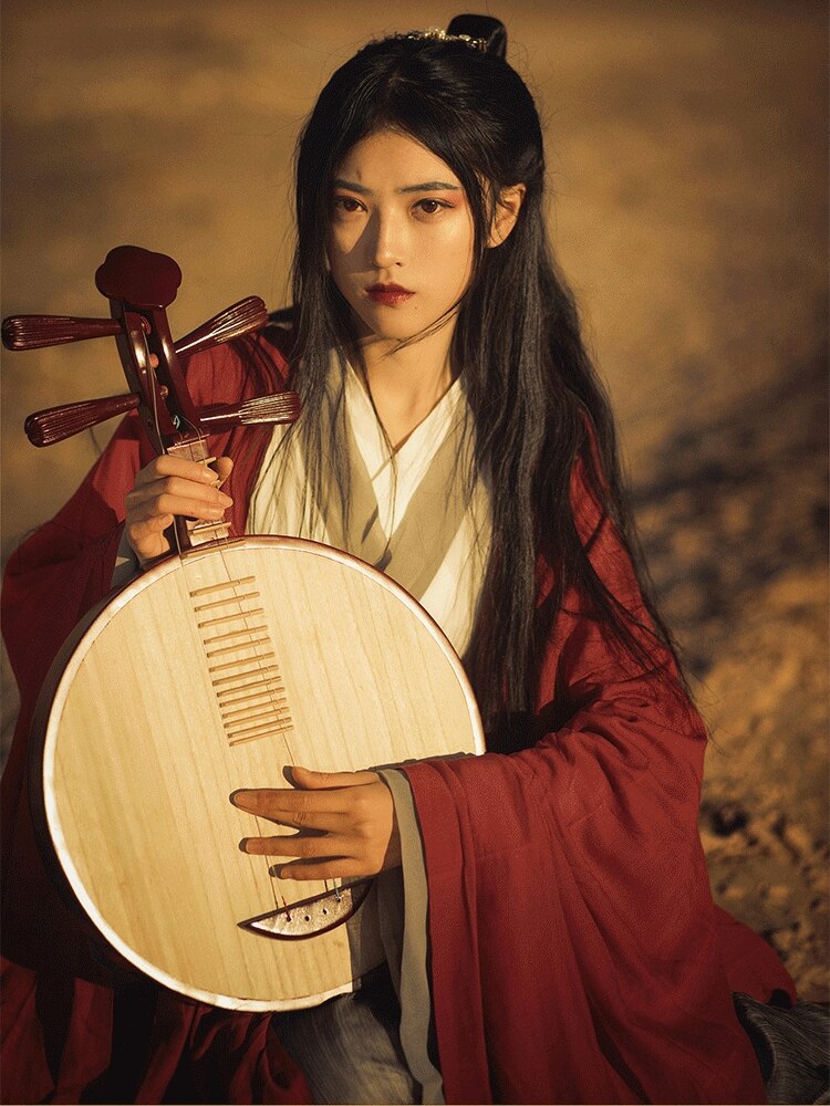 Hanfu Women Red Outfit Chinese Ancient Clothes Han... – Grandado