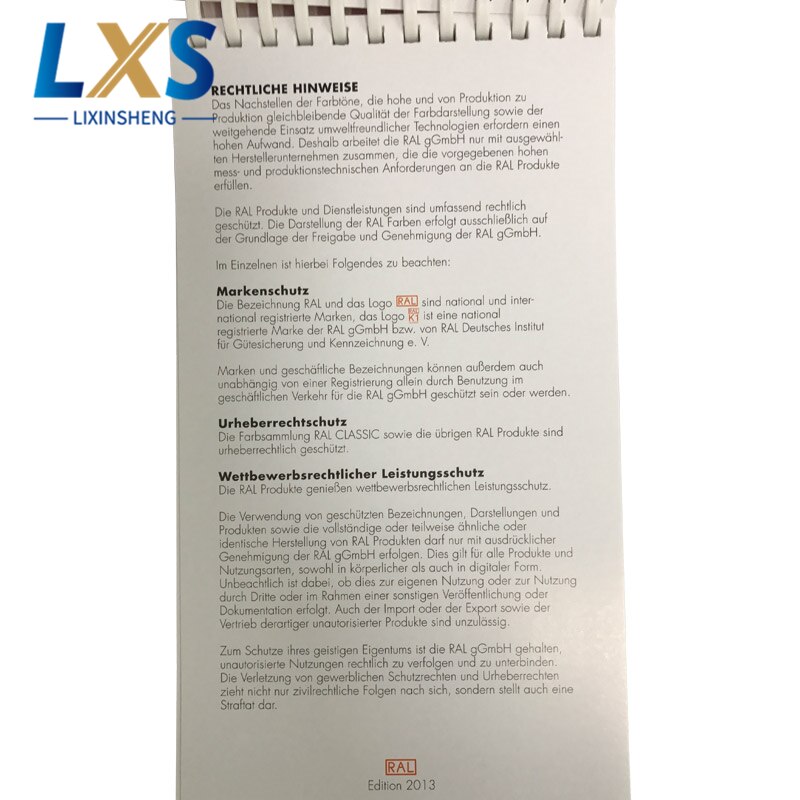 Germany Ral K1 International Standard Color Card R... – Grandado