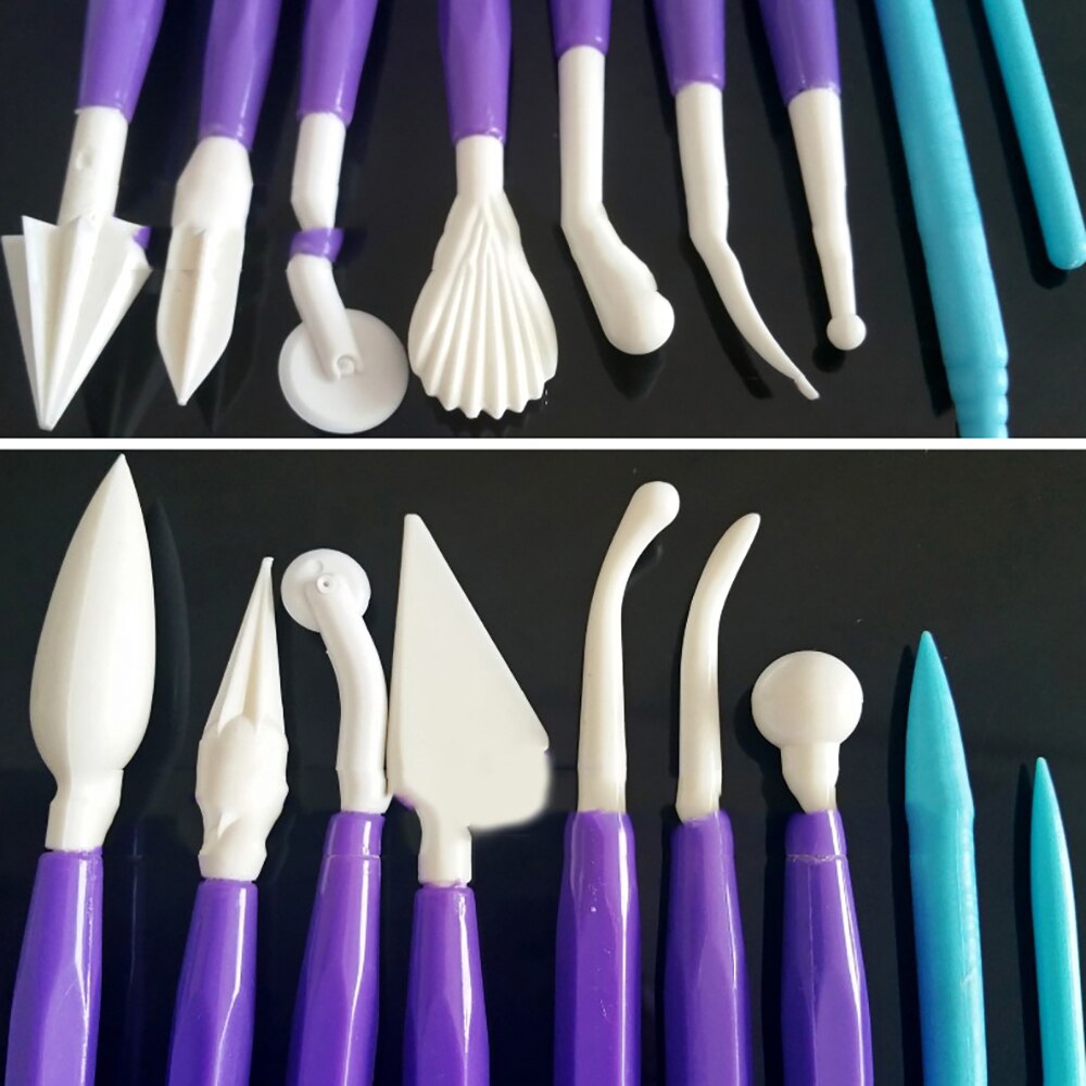 9pcs Plastic Clay Sculpting Set DIY Cake Modelling... – Grandado