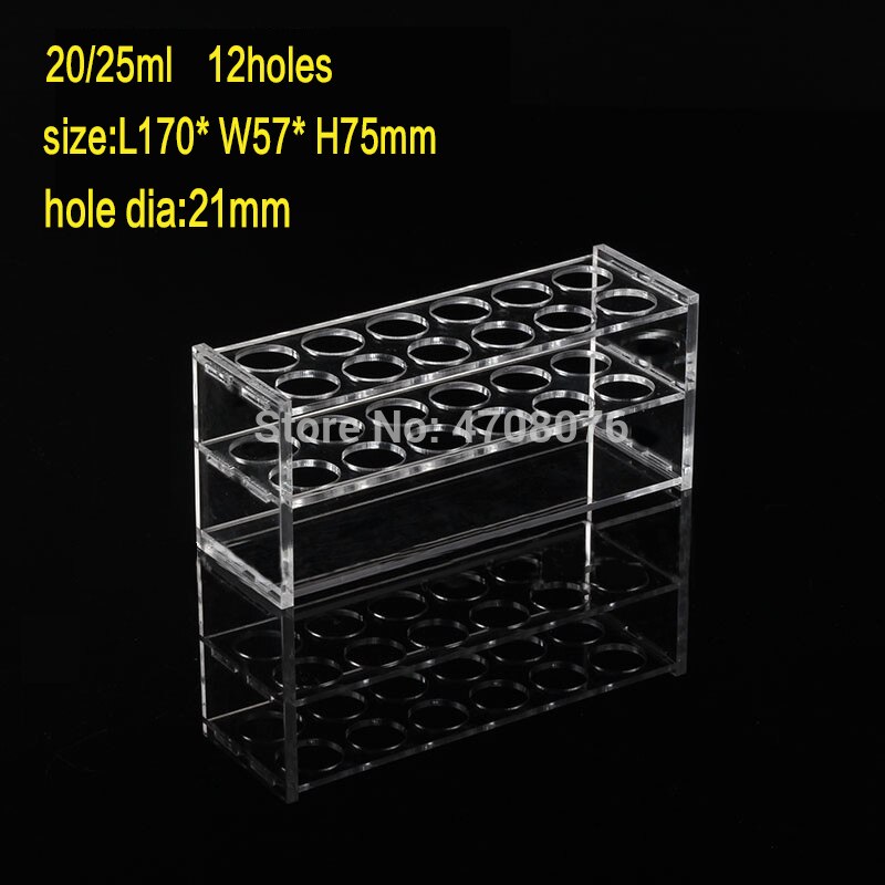 Transparent Plastic Lab Test Tube Holder Clear Tes... – Vicedeal