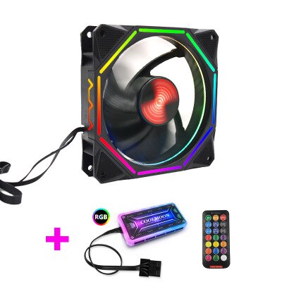 Kleurrijke RGB Fan 120mm LED gloeiende Dual Aura P... – Grandado