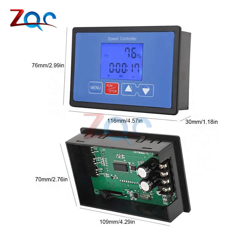 LCD Digital Display DC 6.5 -12V 24V 48V 55V 30A PW... – Grandado