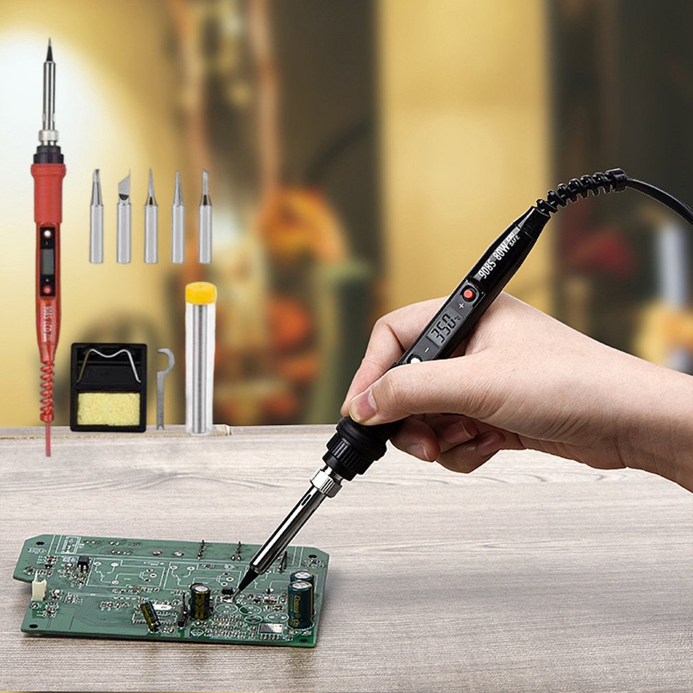 Fer à souder électrique 80W LCD affichage numériqu... – Grandado