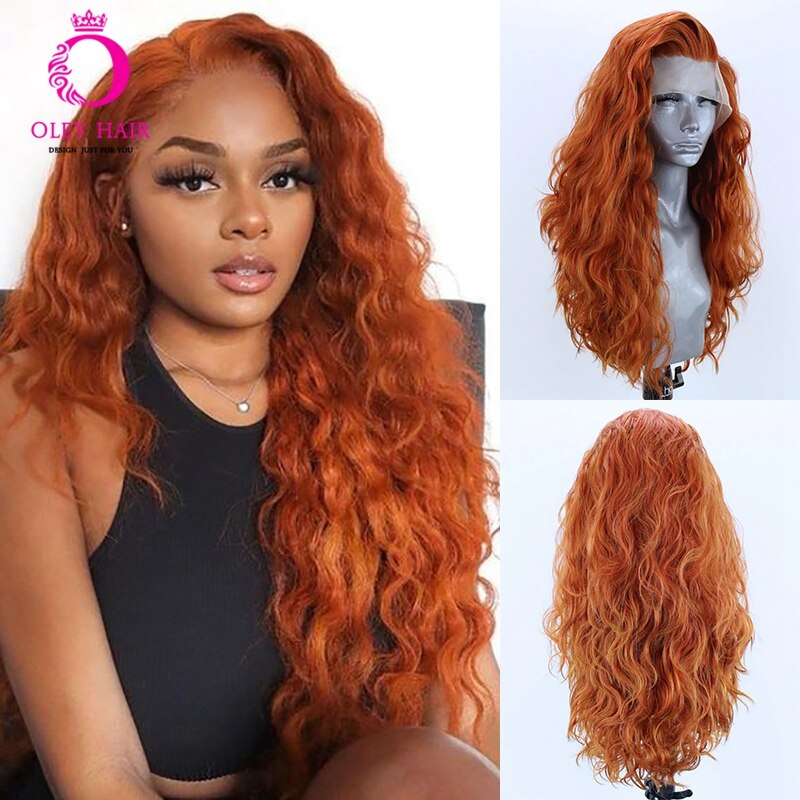 Ginger Synthetic Lace Front Wig Heat Resistant Pre... – Vicedeal