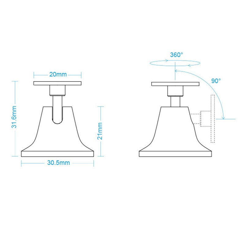 Original Aqara Human Body Sensor Holder Stand 360 ... – Vicedeal