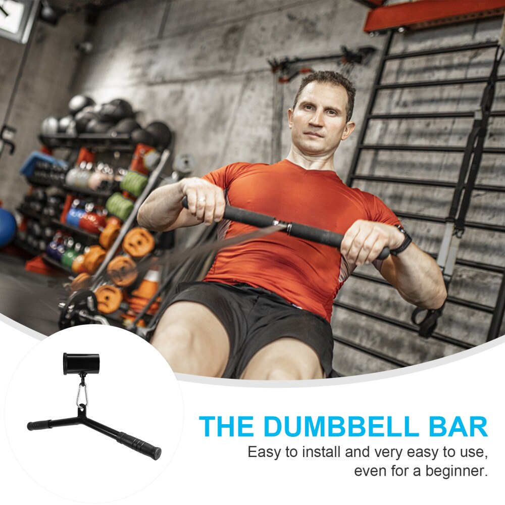 1 Set Home Gym Fitness Barbell Attachment V-Bar T-... – Vicedeal