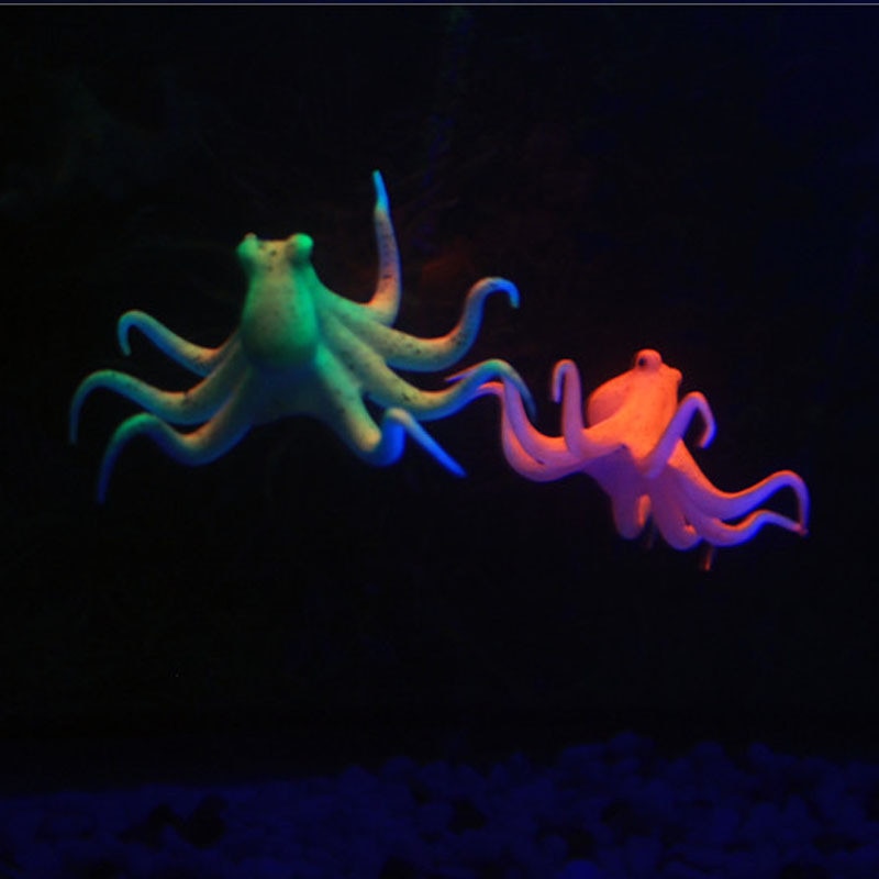 1 pc Fish Tank Octopus Aquarium Fluorescent Artifi... – Grandado