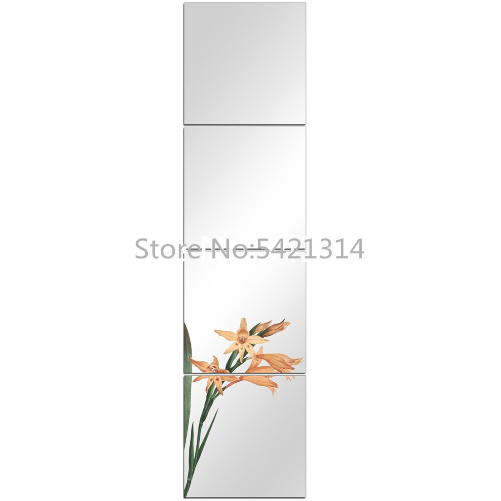 Dressing mirror 4Pcs 12 in Splicing mirror Framele... – Grandado