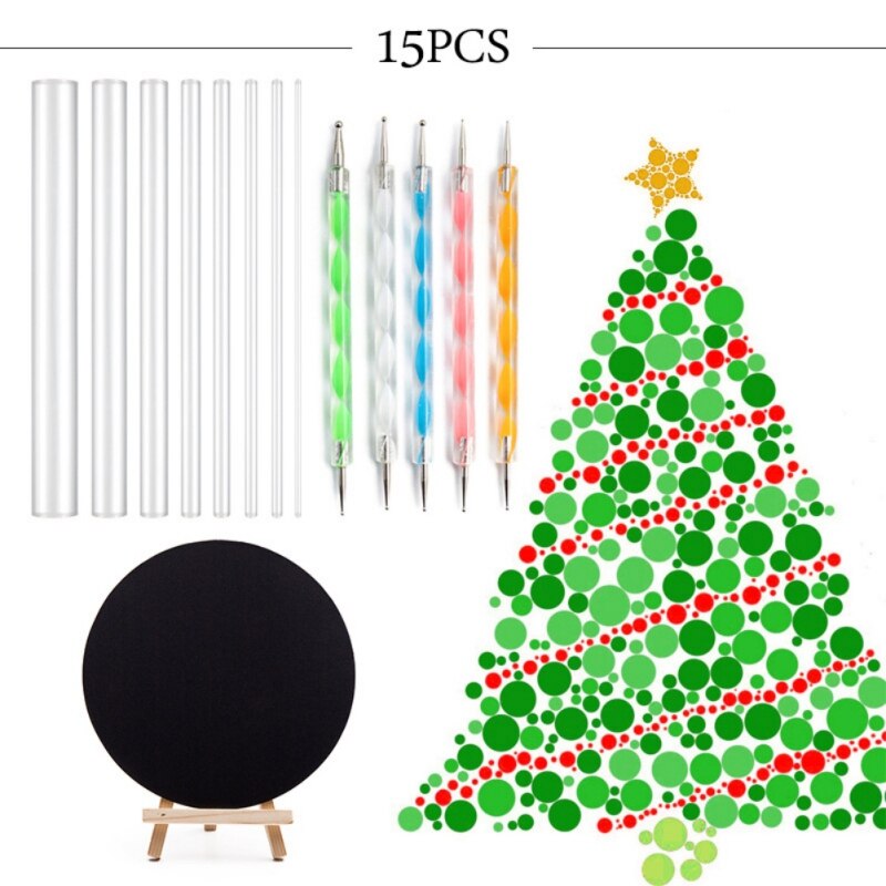 N 15 Pcs/set Mandala Point Painting Tool Kit Paint... – Grandado