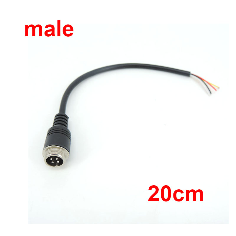 4 Pin M12 Aviation Signal Cable Male Female Plug W... – Grandado