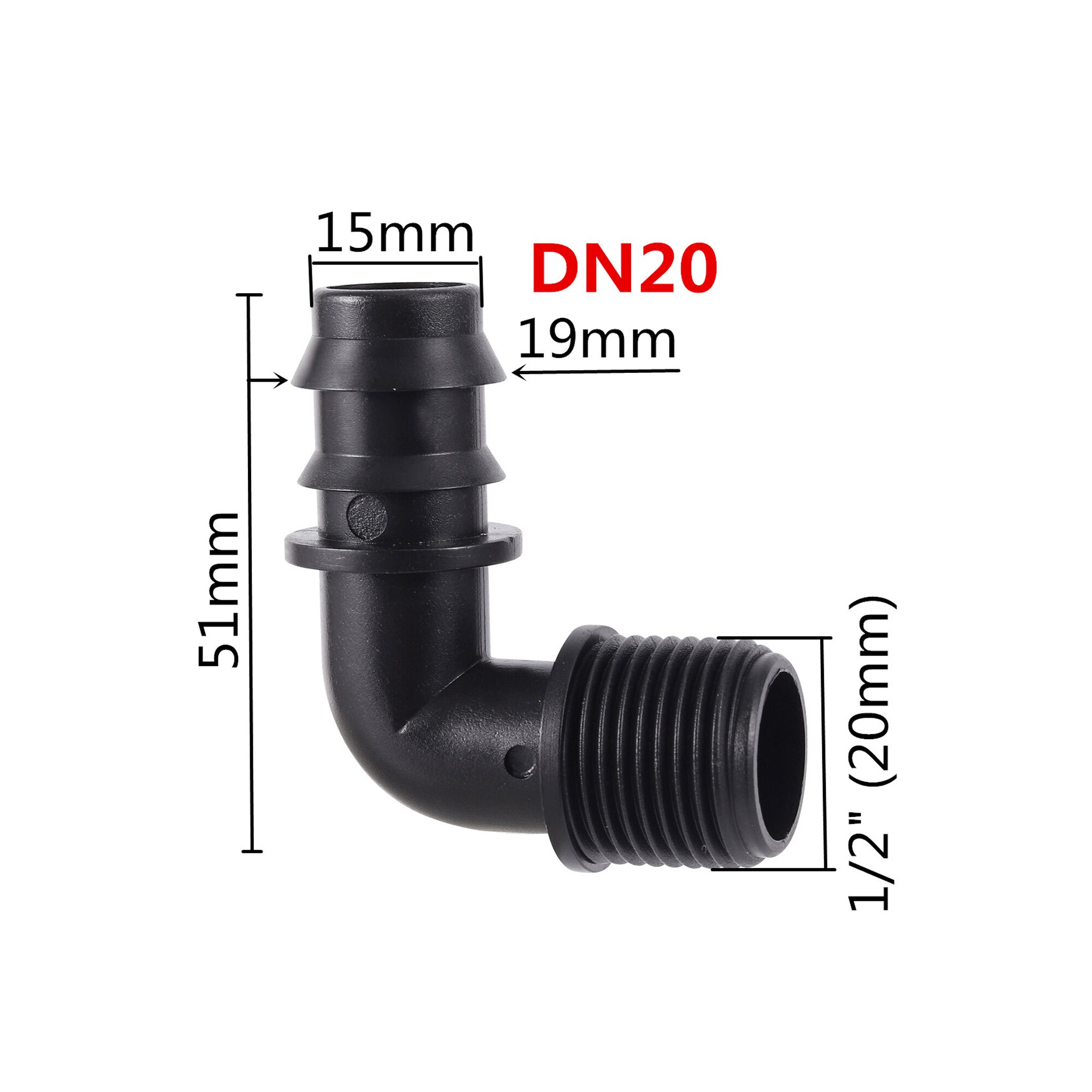 10Pcs Plastic Watering Hose Pipe Fitting Elbow Con... – Vicedeal