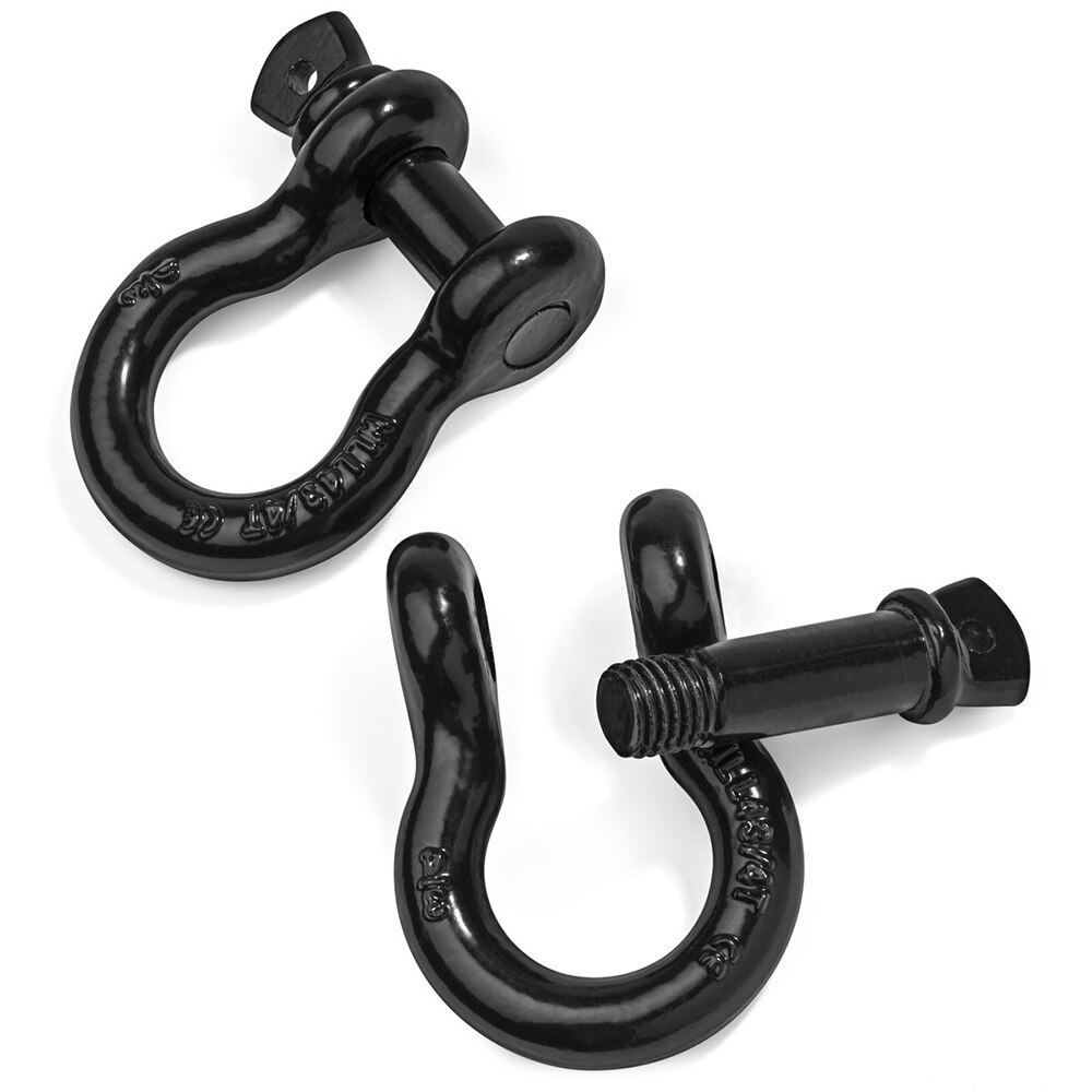 2 Pcs D-shaped hinge 9500lbs Shackle by for Vehicl... – Grandado