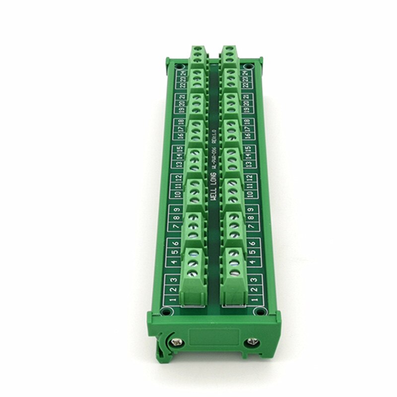 WELL LONG DIN Rail Mount Green Terminal 24A/400V 8... – Vicedeal