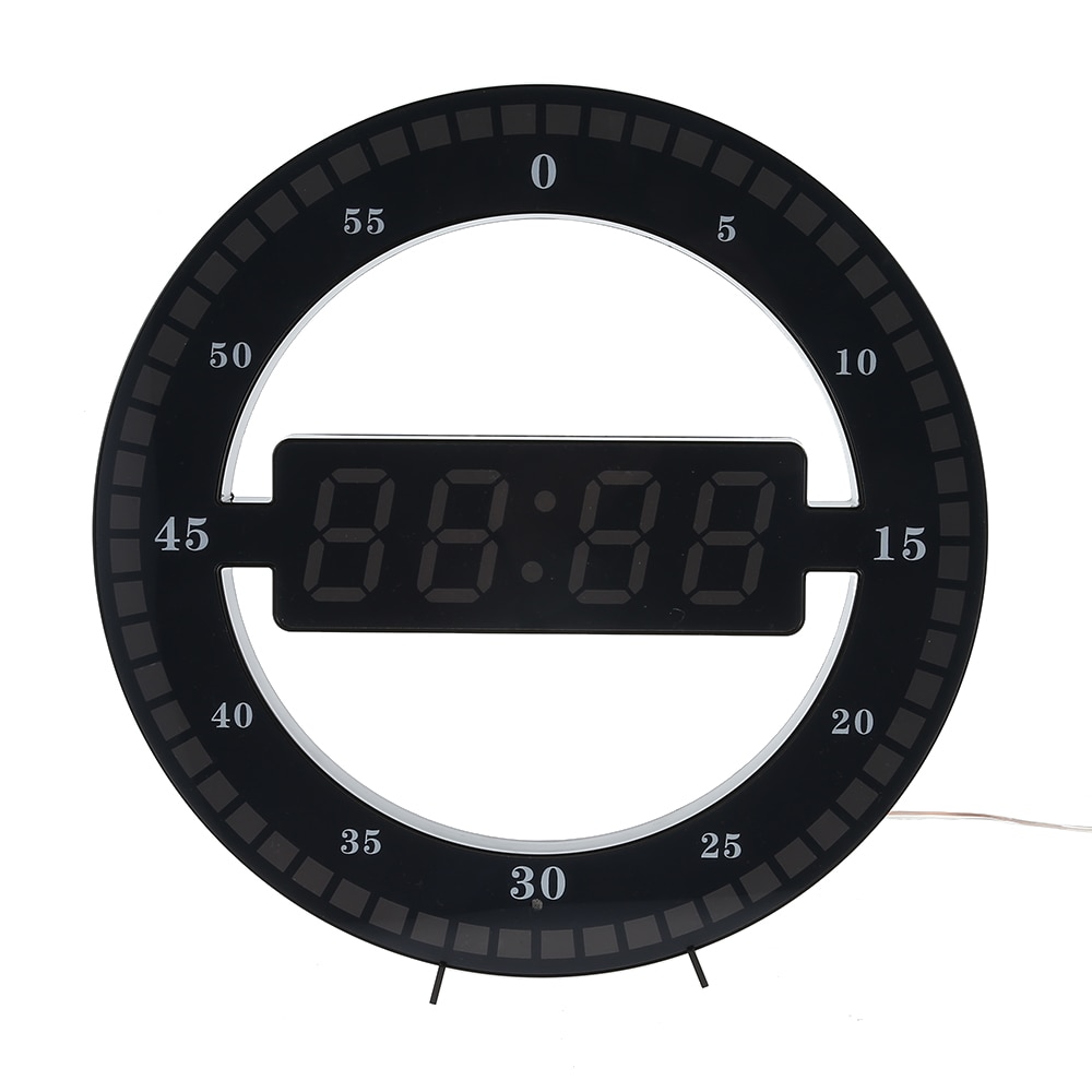LED Digital Wall Clock Modern Dual-Use Dimming Dig... – Grandado