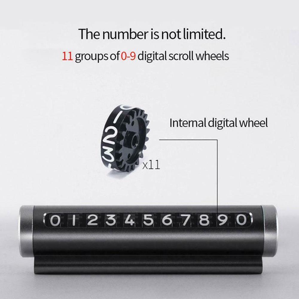 Car Temporary Parking Card Roller Type Rotating St... – Vicedeal