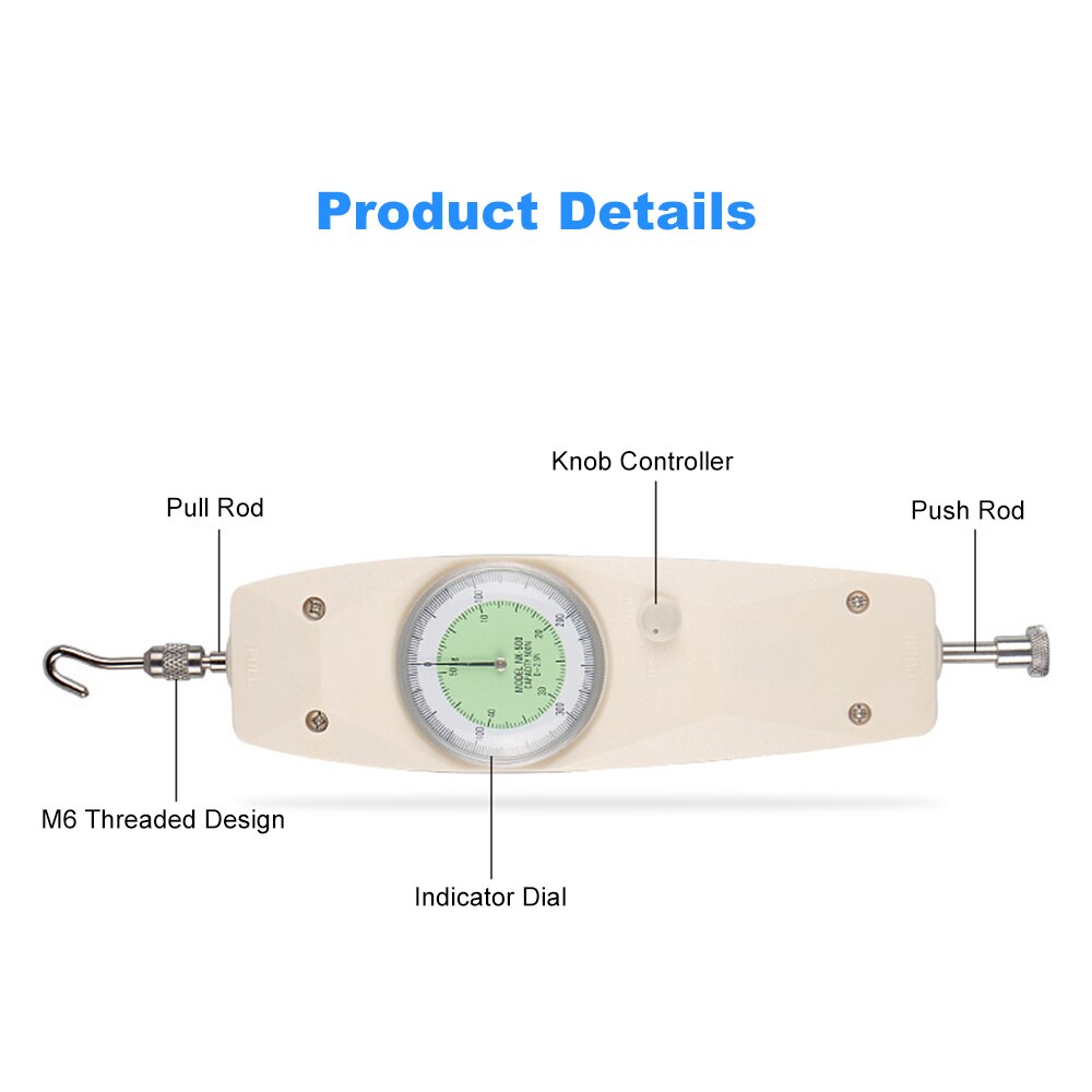 10N Analog Dynamometer High Accuracy Force Gauge H... – Vicedeal
