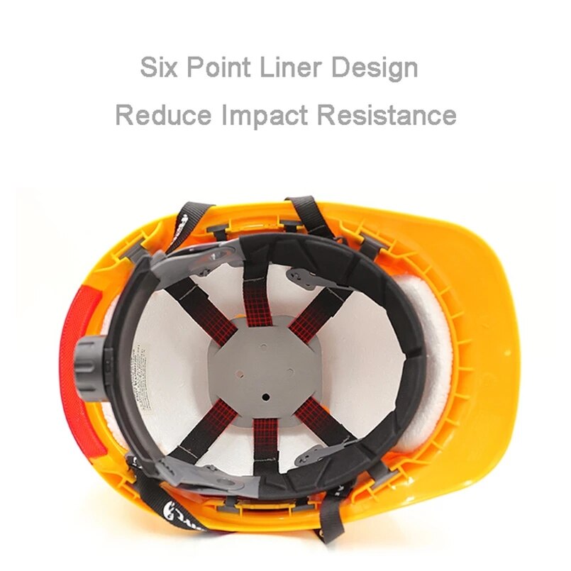 ABS Safety Helmet Helmet Hard Hat Cap Construction... – Grandado