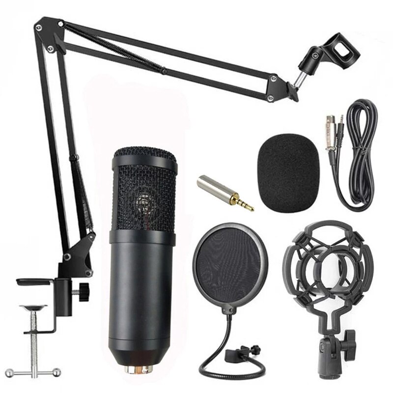 BM-800 Condenser Microphone Kit with Shock Mount A... – Grandado