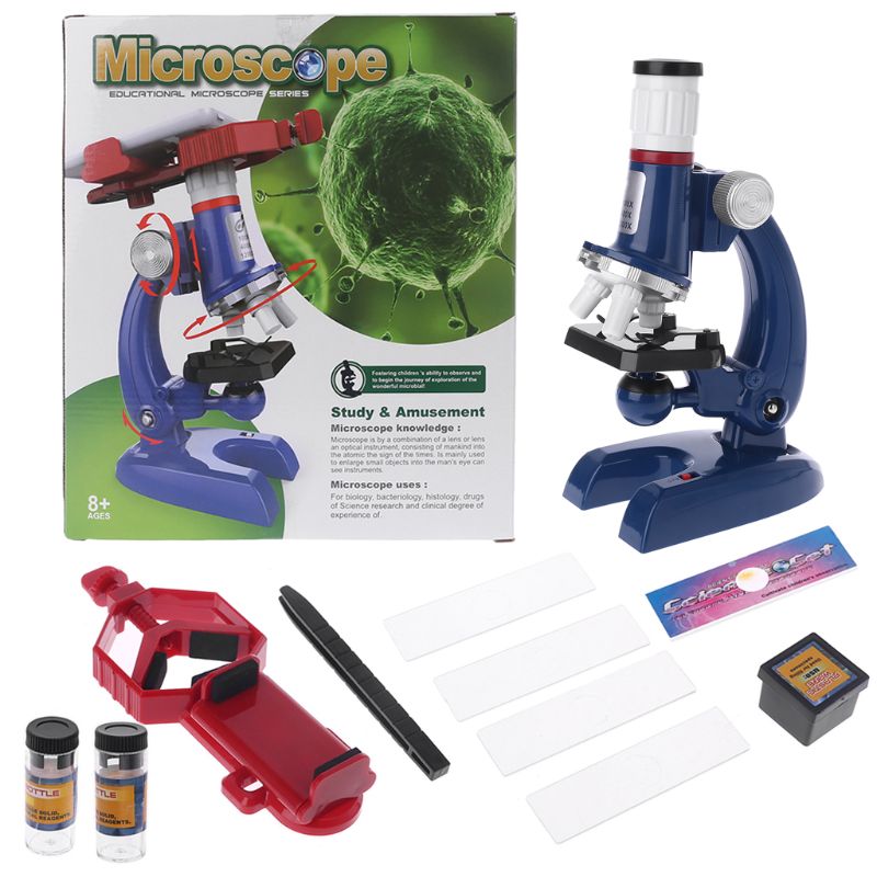 Biological microscope 1pc 100X-1200X Educational S... – Grandado