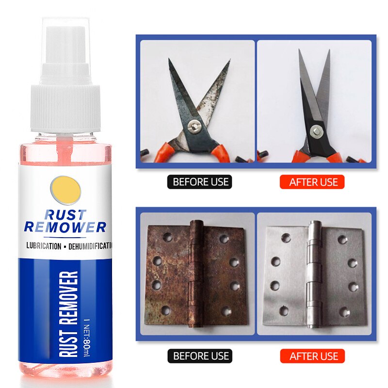 Universal Rust Removal Spray 80ml Rinse-free Safel... – Grandado