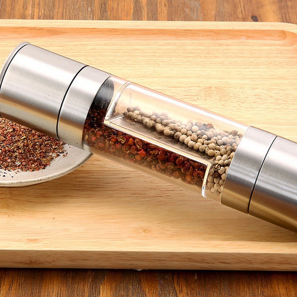 2 In 1 Seasoning Grinding Stainless Steel Spice Ja... – Vicedeal