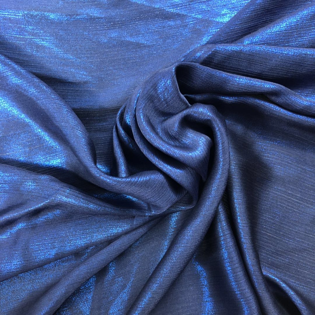 Cosplay Chiffon Bronzed Royal Blue shiny fabric br... – Vicedeal