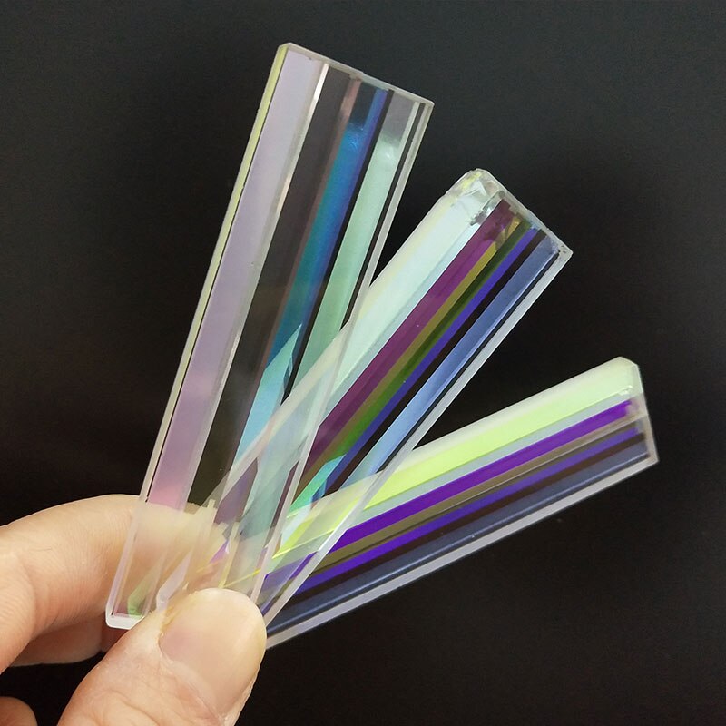 3pcs Rectangle Prism Dichroic Prisma Stained Glass... – Grandado