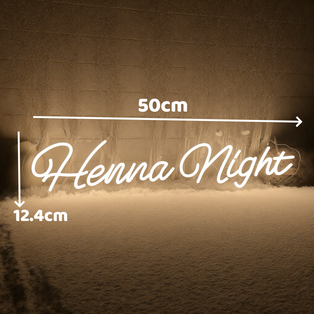 Henna Night LED Neon Sign Turkse Wedding Sign Brid... – Vicedeal