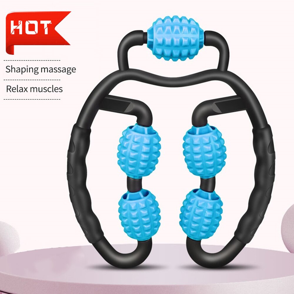 Fitness Foam Shaft Ring Leg Clamp Massager 5 Wheel... – Vicedeal