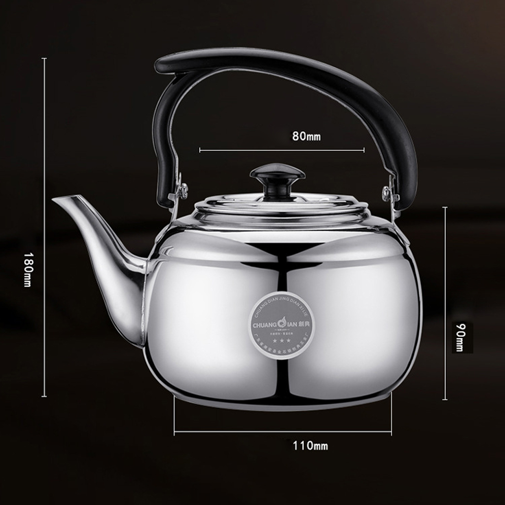 Stainless Steel Tea Kettle Coffee Tea Water Pot St... – Grandado