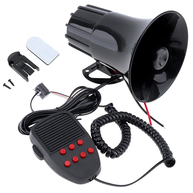 100W 12V 7 Sounds Car Truck Speaker Warning Alarm ... – Vicedeal