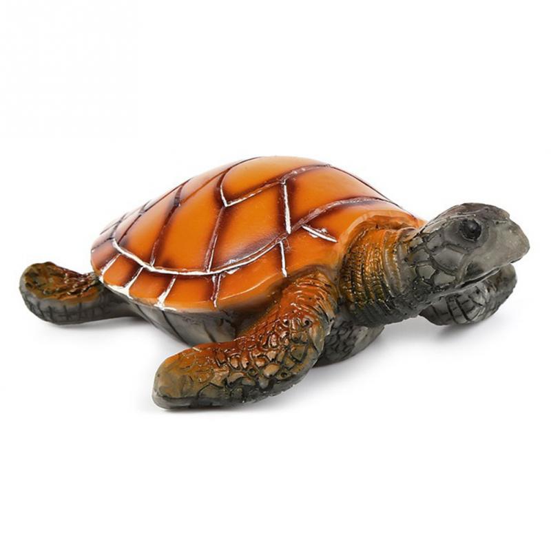 Artificial Polyresin Aquatic Sea Turtle Tortoise A... – Grandado