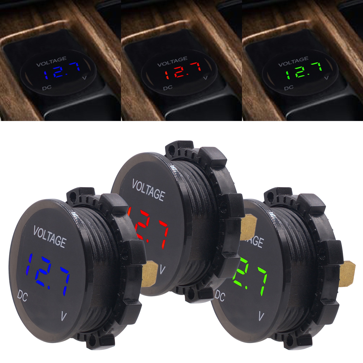1Pcs Universal Digital Panel Voltmeter Voltage Met... – Grandado