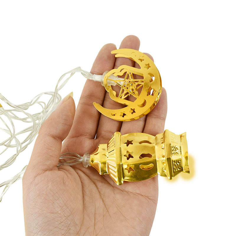 Eid Mubarak Decoration String Lights Ramadan Star ... – Grandado