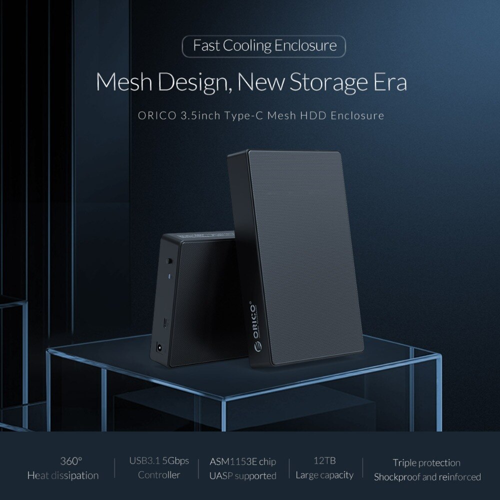 Orico Hdd Case 3.5 Sata Naar Usb 3.1 Harde Schijf ... – Grandado