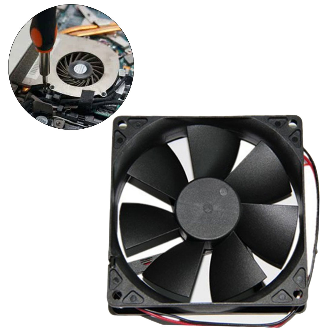 80mm 4 Pin Connector Cooling Fan for Computer Case... – Vicedeal