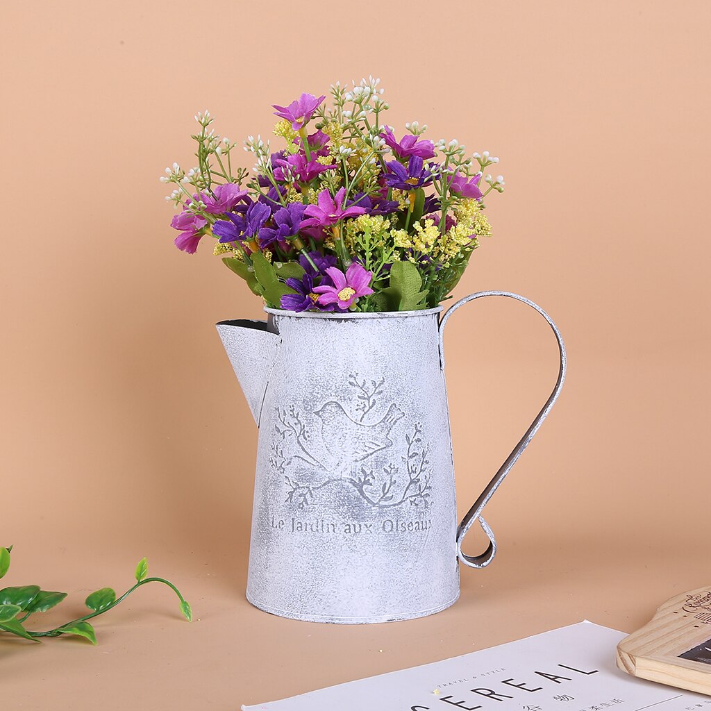 Vintage Iron Flower Jug Pitcher Jar Vase Wedding H... – Grandado
