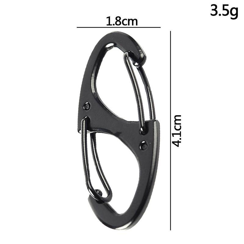 Aluminum Chain Clip Double Snap Hook Karabiner Hoo... – Vicedeal