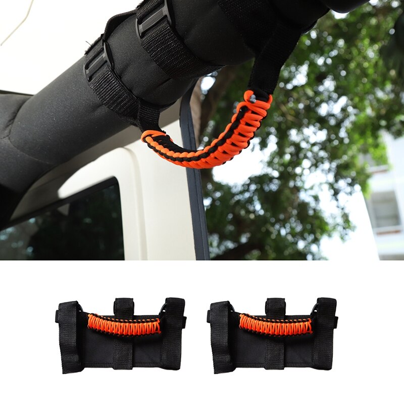 Roll Bar Grab Grab Handles 3 Straps Handles for Je... – Grandado