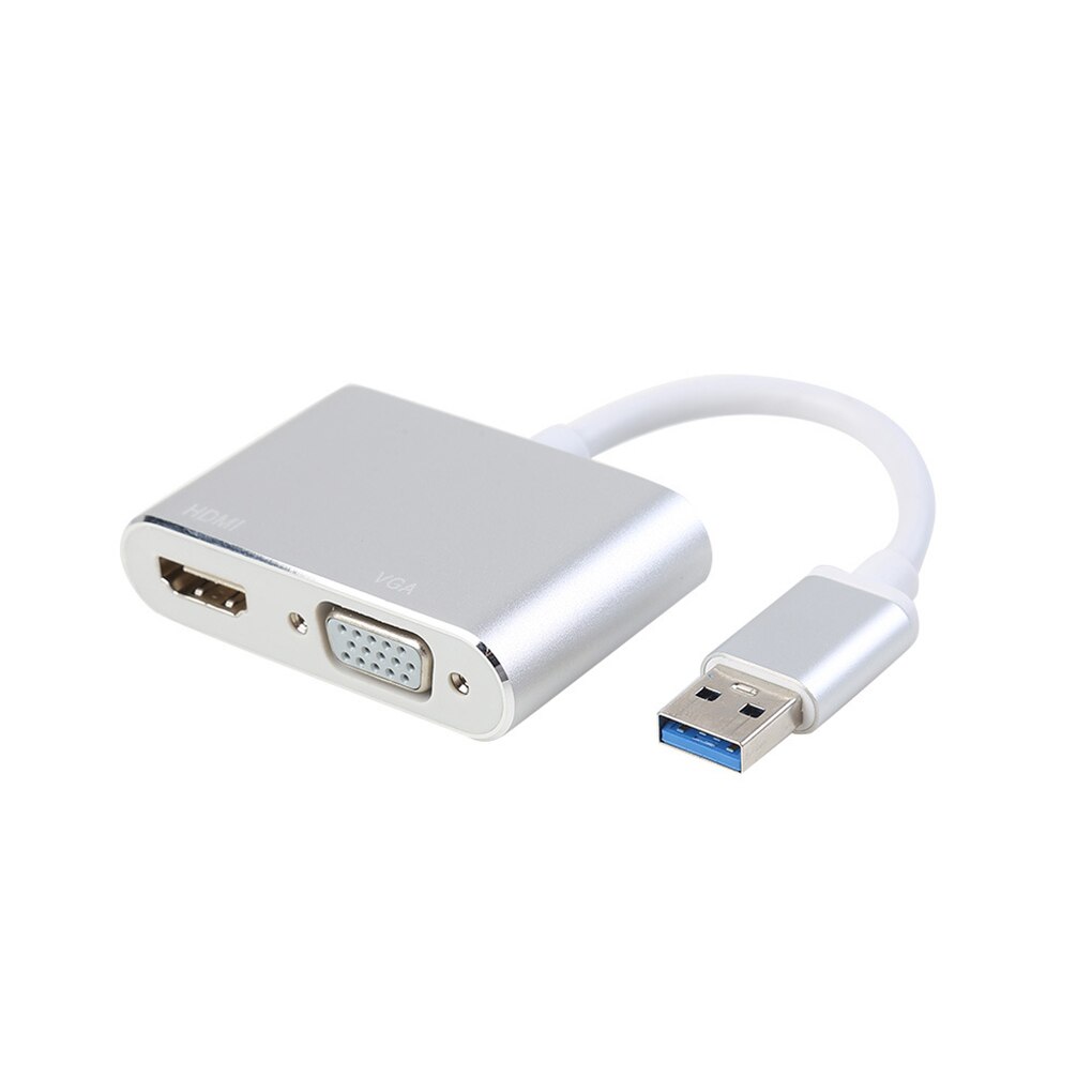 USB 3.0 To HDMI VGA Adapter HD 1080P Multi-Display... – Grandado