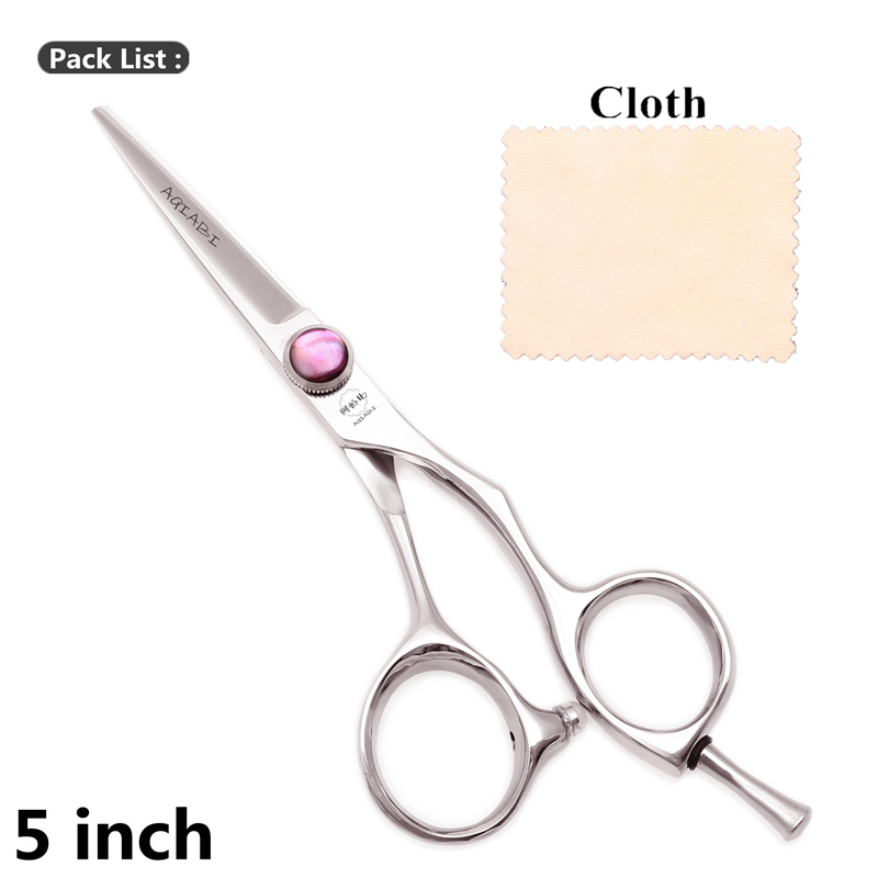 Ciseaux de coupe de cheveux 5 "440C AQIABI ciseaux... – Grandado